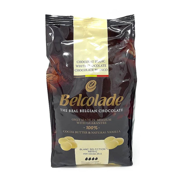 Belcolade chocolate Blanco 1 kg - Importado Bélgica – Agro Gourmet Chile